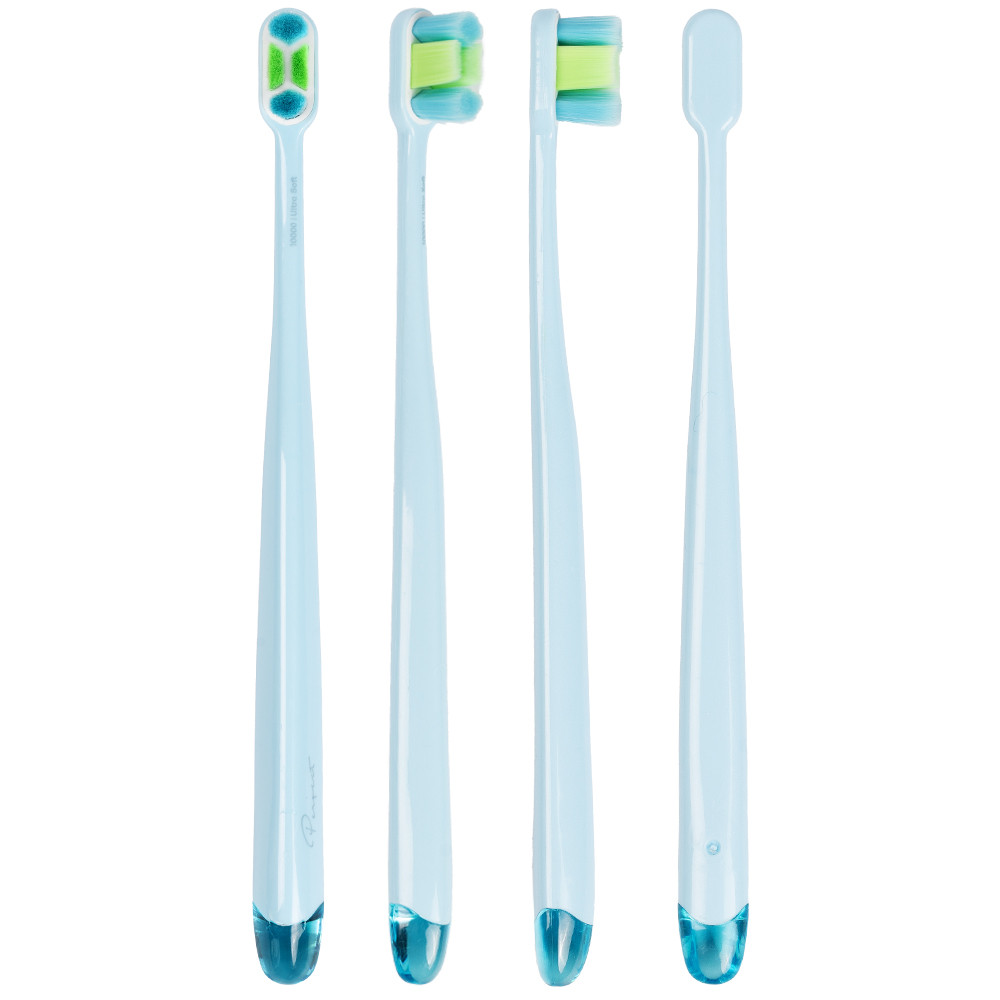 Набор зубных щеток Revyline Perfect 10000 DUO, Peach + Light Blue ...